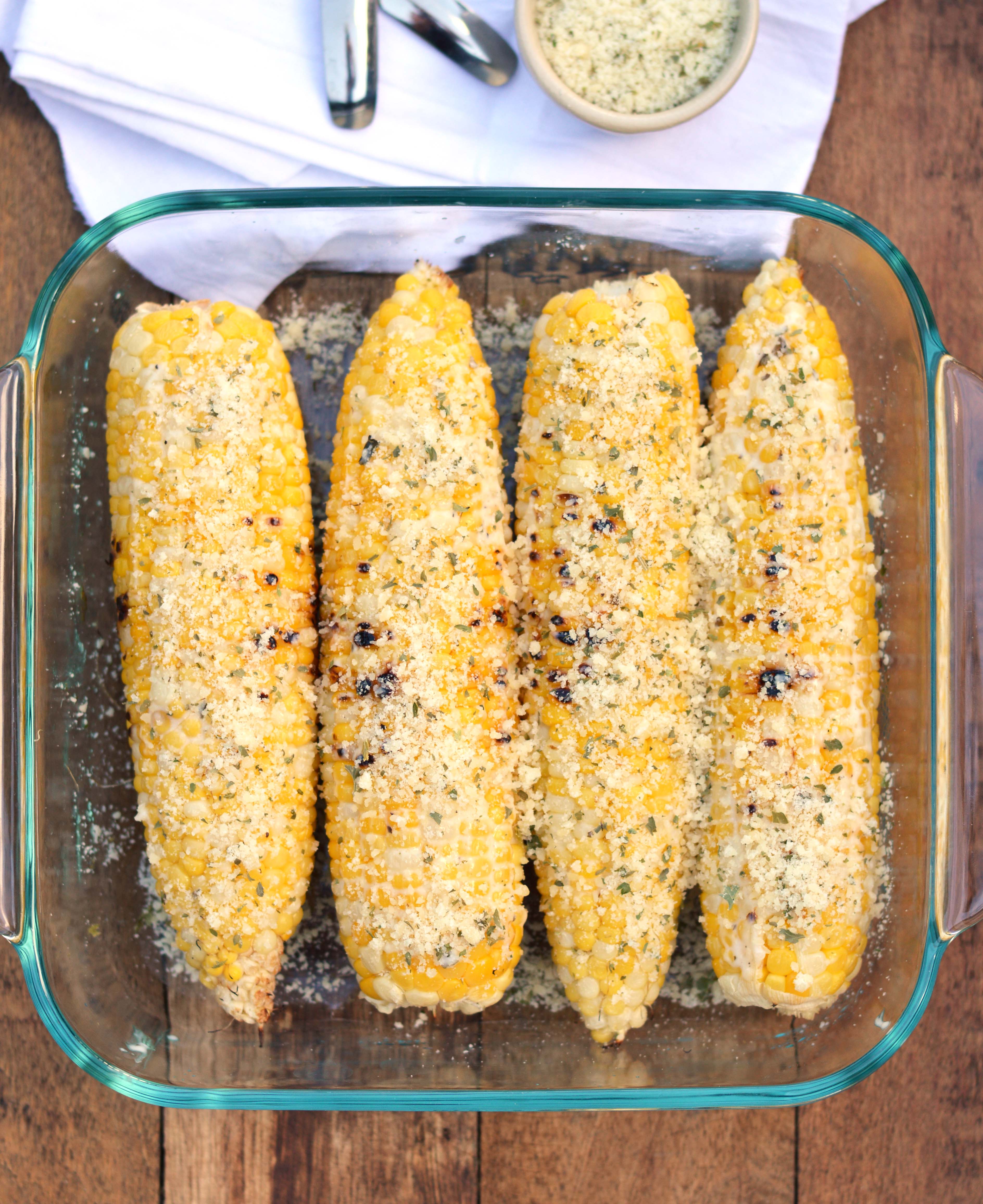 Cheesy Ranch Corn on the Cob - Friday is Cake Night