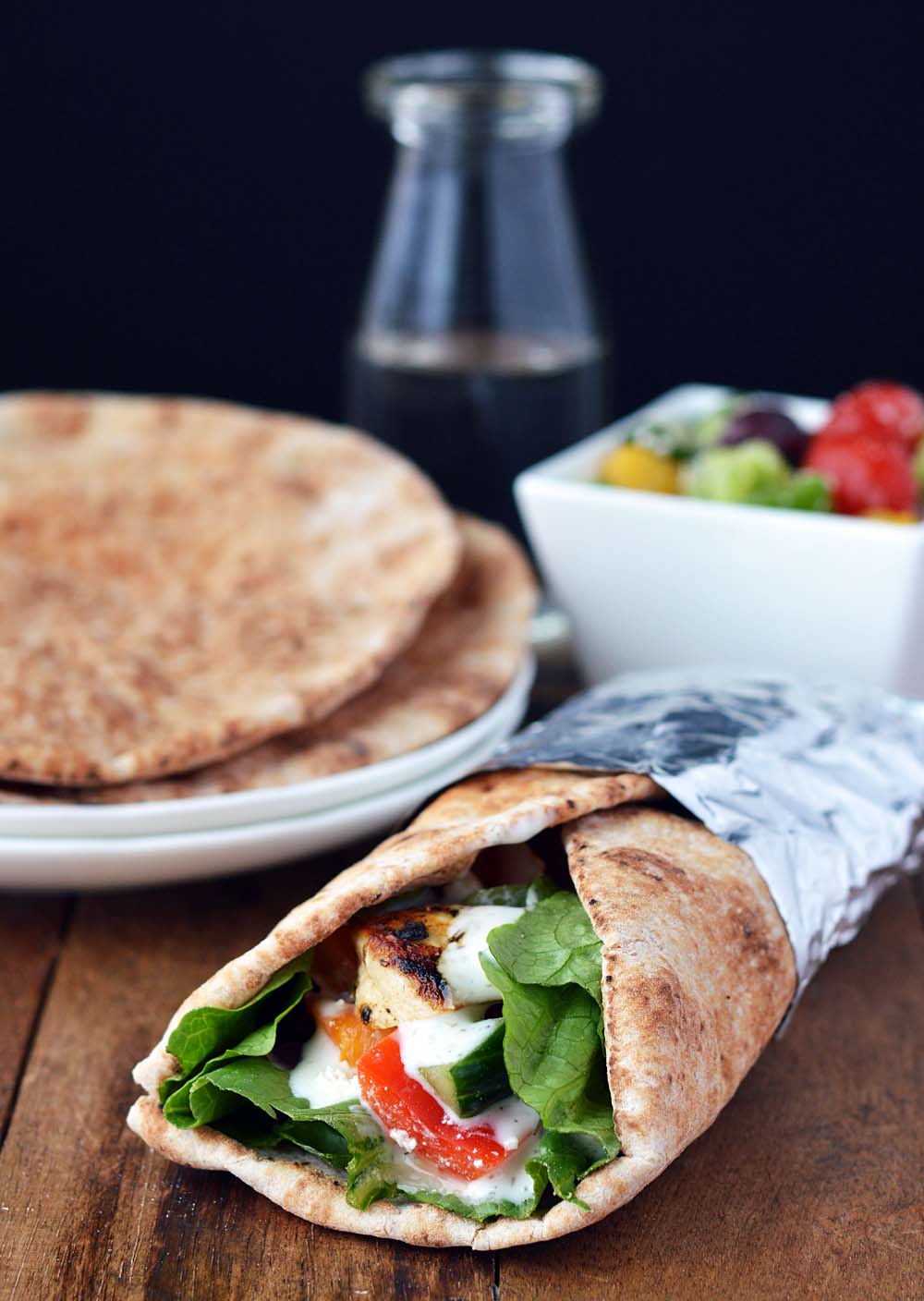 Chicken Souvlaki Pitas - Friday is Cake Night